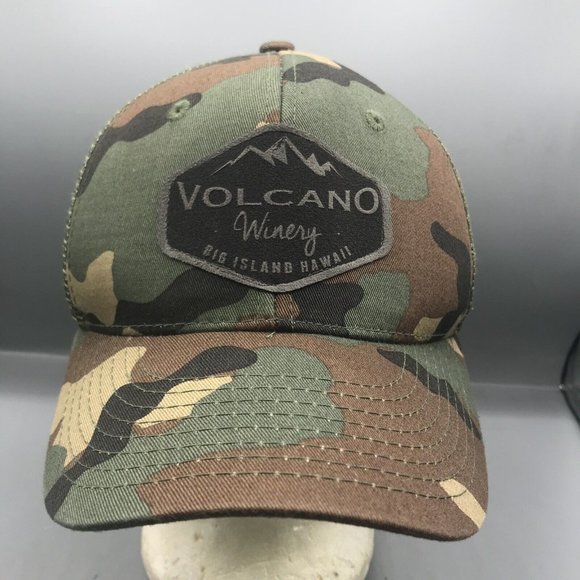 Snapback | Accessories | Volcano Winery Camo Trucker Snapback Vacay Hat ...
